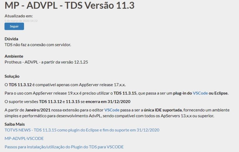 Protheus Com Vscode Aprenda A Aplicar Um Patch User Function