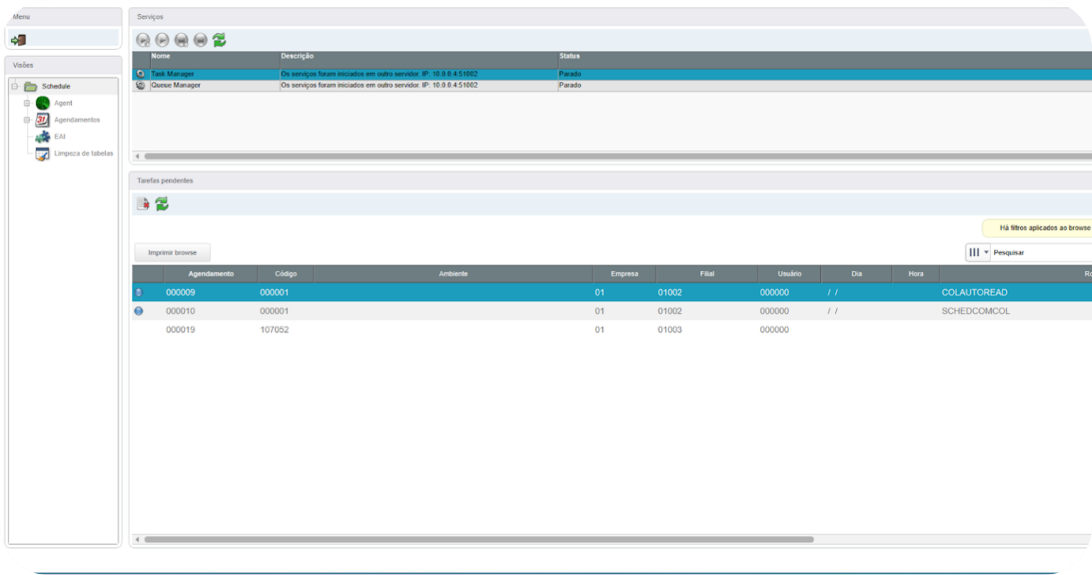Novo Smart Schedule Protheus - Primeiras impressões - User Function