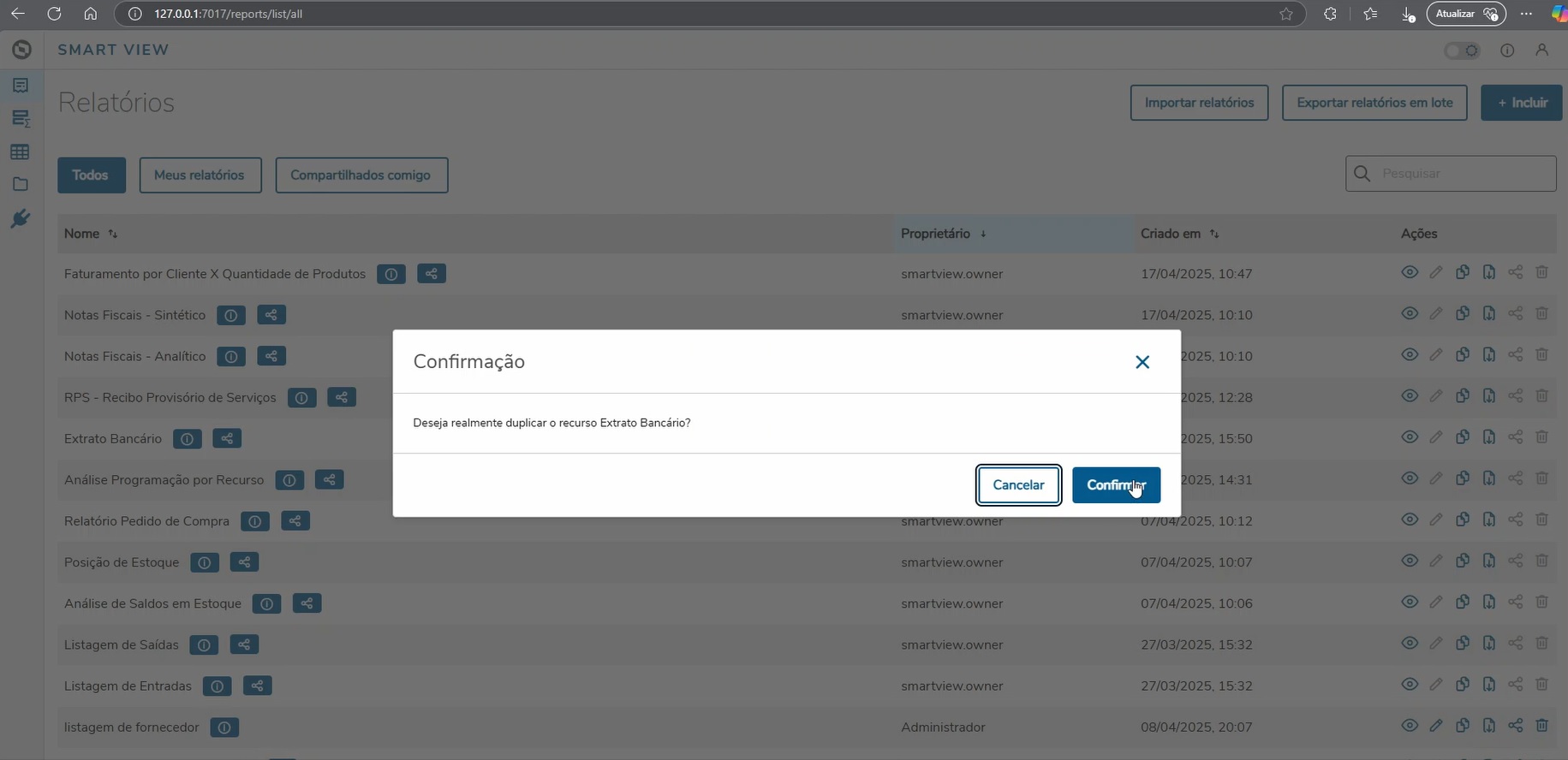 Personalize relatórios padrões no Protheus com o SmartView - User Function