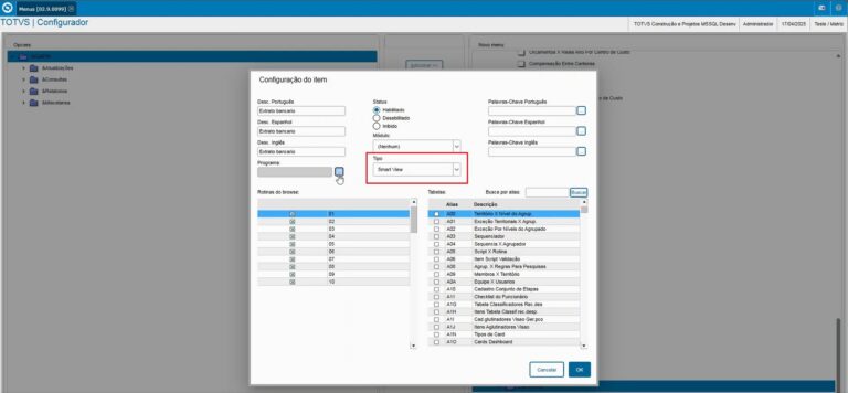Personalize relatórios padrões no Protheus com o SmartView - User Function