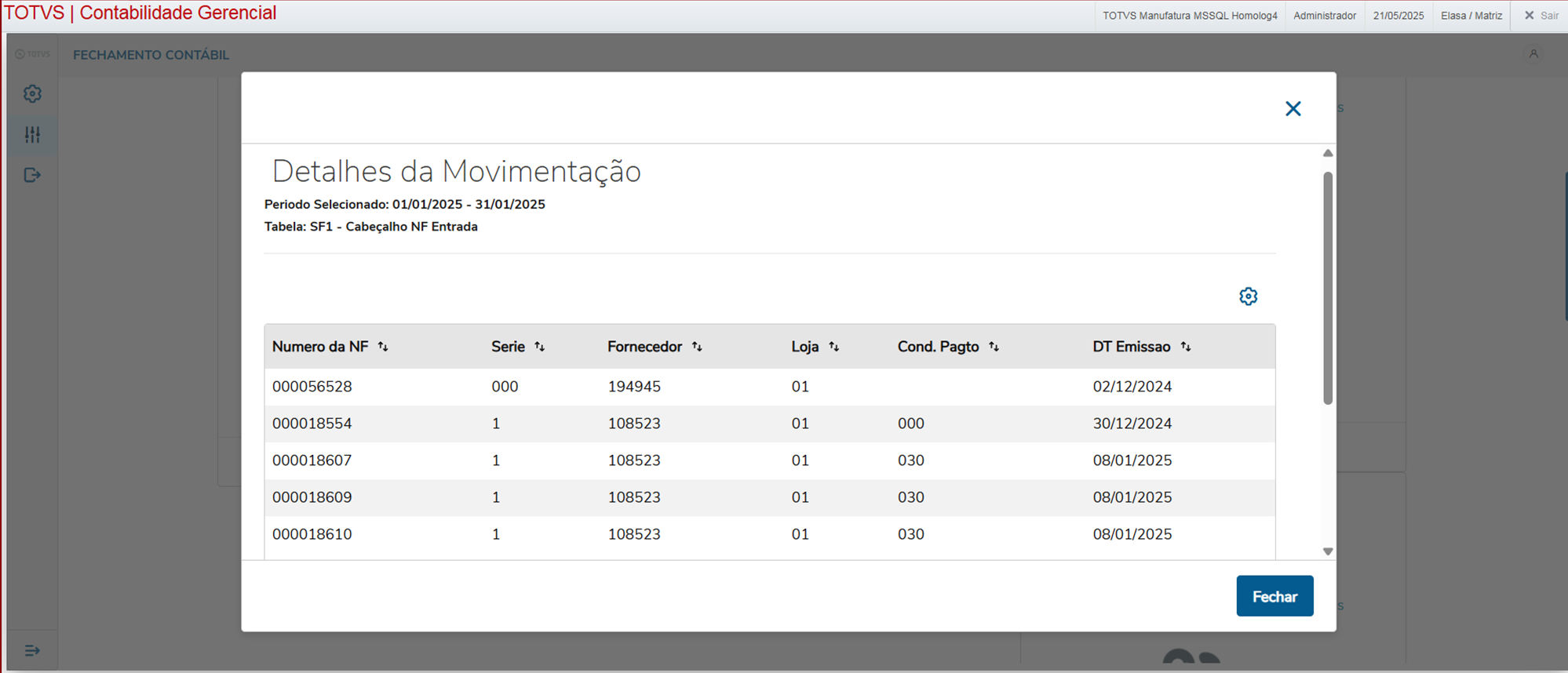 Novo Fechamento Contábil Protheus - User Function