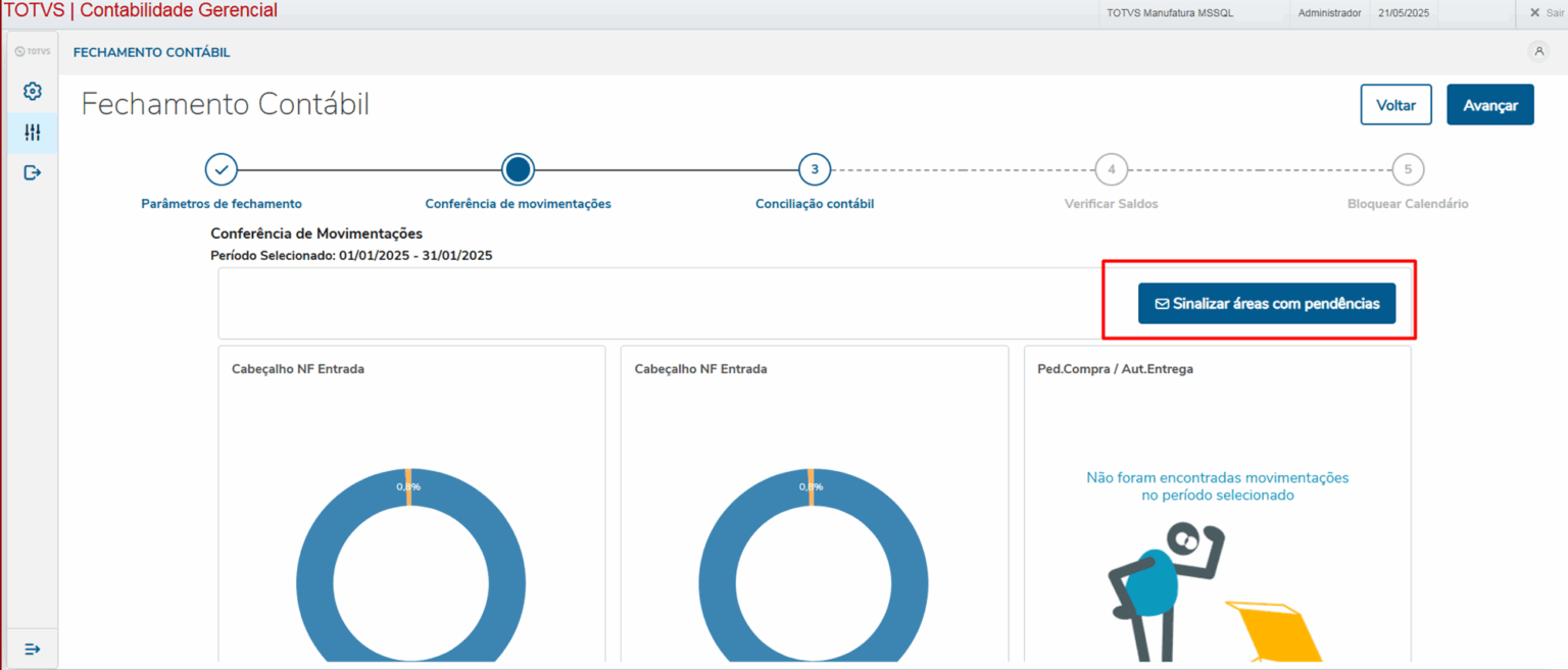 Novo Fechamento Contábil Protheus - User Function