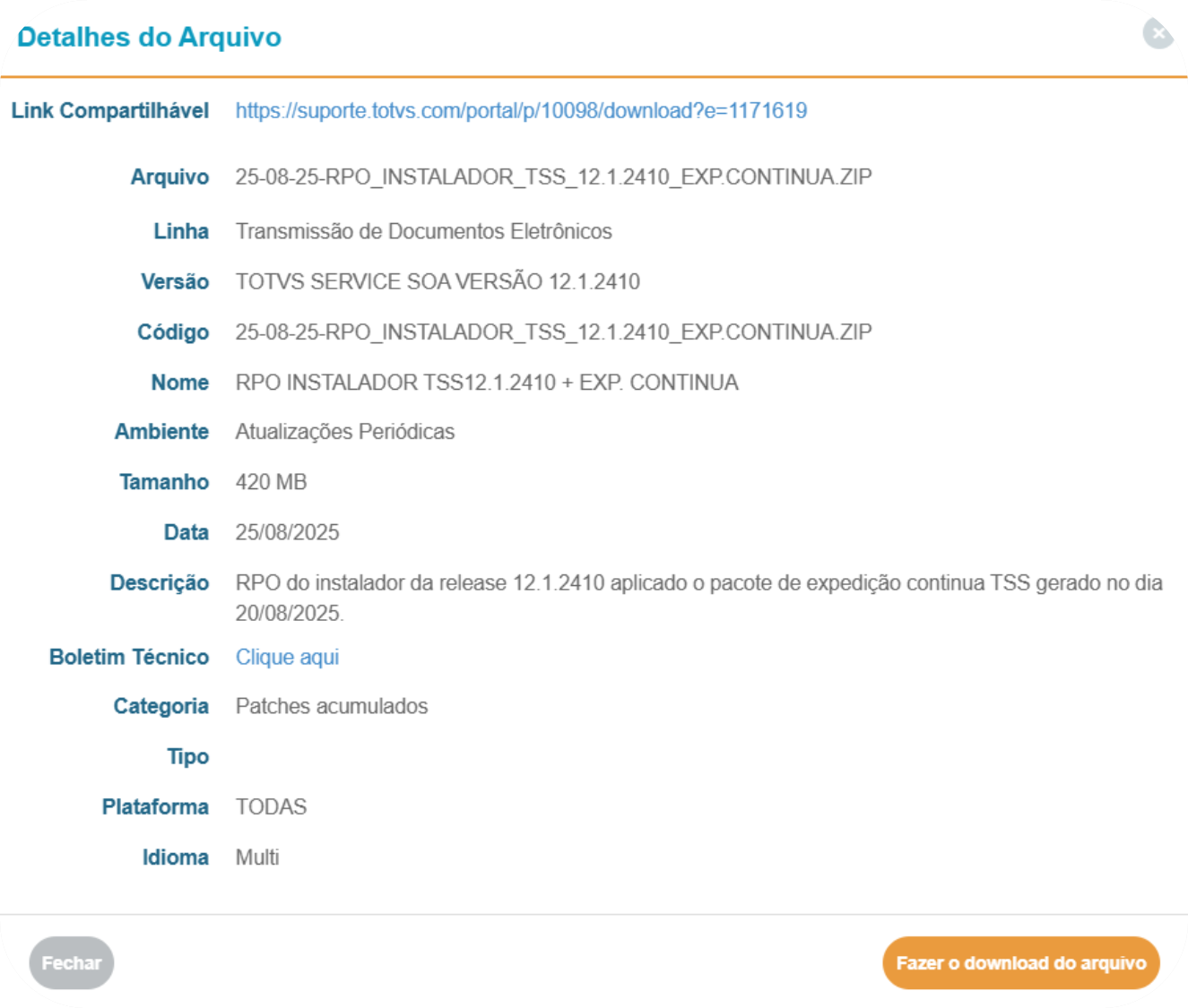Nota Técnica 2025.002 v1.20 - Reforma Tributária no Protheus - User Function